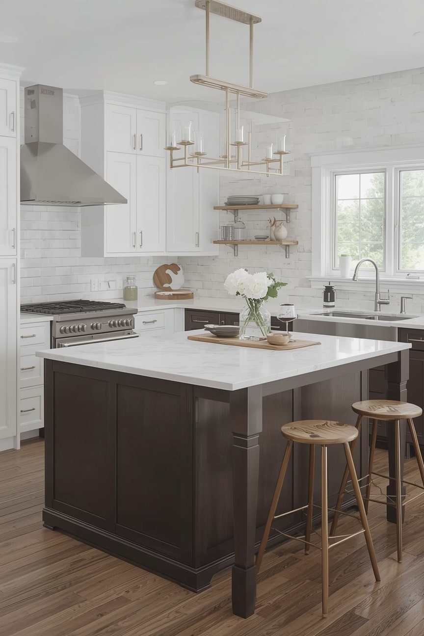 10 Square Kitchen Island Ideas for Balanced & Functional Layouts